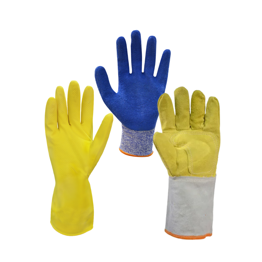 Guantes de Seguridad Industrial | Cuero, Nitrilo, Tejidos, Anticorte y ...